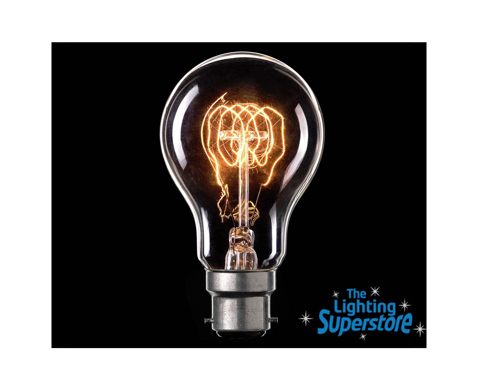 25w BC B22 Classic Carbon Globe - B22 / BC Incandescent