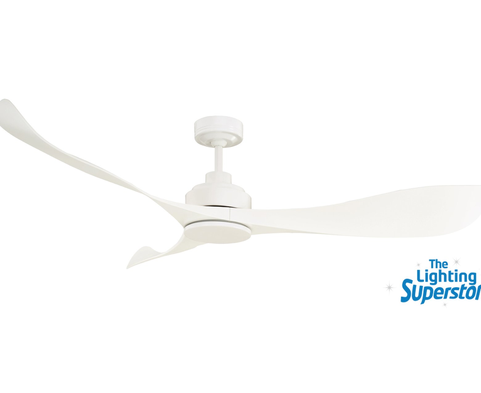 Eagle 56" DC Ceiling Fan White with Remote - Plastic Moulded Blade ...