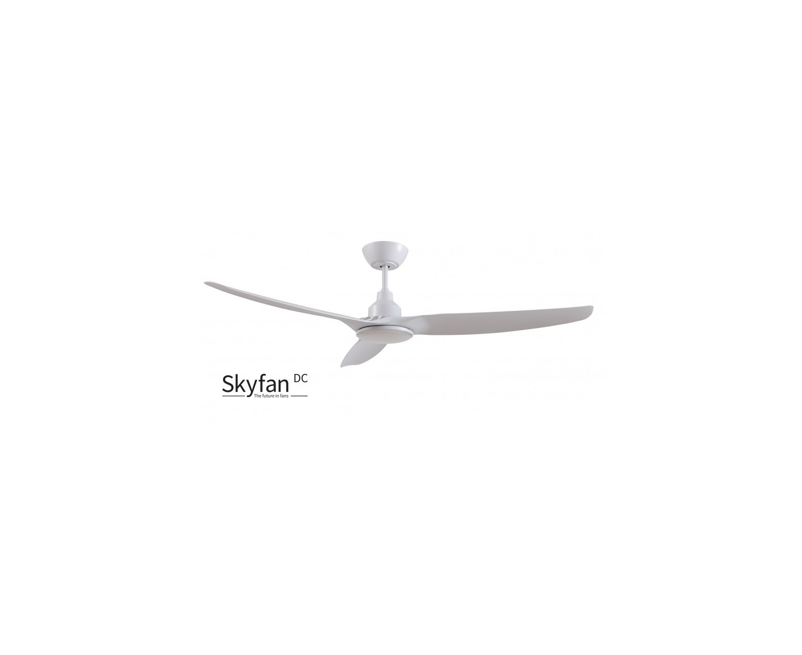 Skyfan 60" DC Ceiling Fan - White With Light